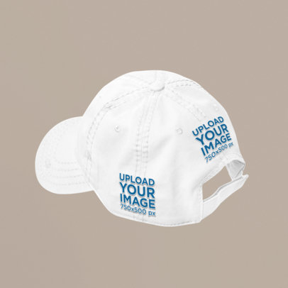 Placeit - Otto Cap Mockup Featuring a Dad Hat Placed on a Customizable ...