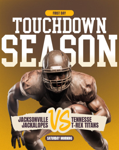 Placeit - Instagram Post Maker to Advertise the Start of a Football Season