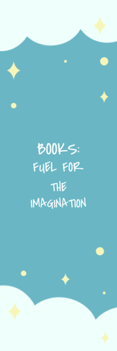 Placeit - Bookmark Design Maker for World Book Day Featuring Cloud ...