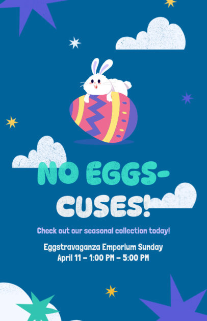 Placeit - Online Flyer Design Maker for an Easter Promo Sale
