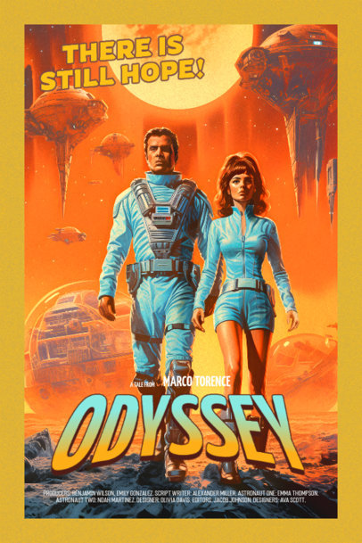 Placeit - Retro Sci-Fi Movie-Inspired Poster Design Creator with ...