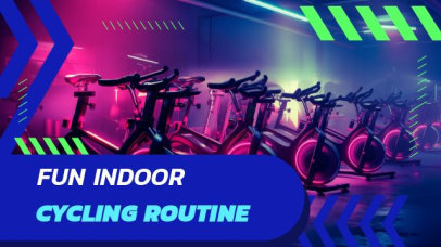 Placeit - Intro Video Generator for an Indoor Cycling Workout Routine