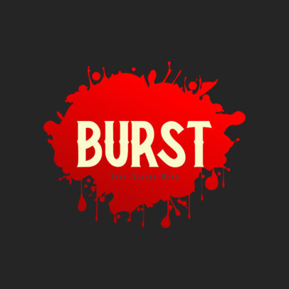 Placeit - Abstract Logo Creator with an Explosive Stain Graphic and ...
