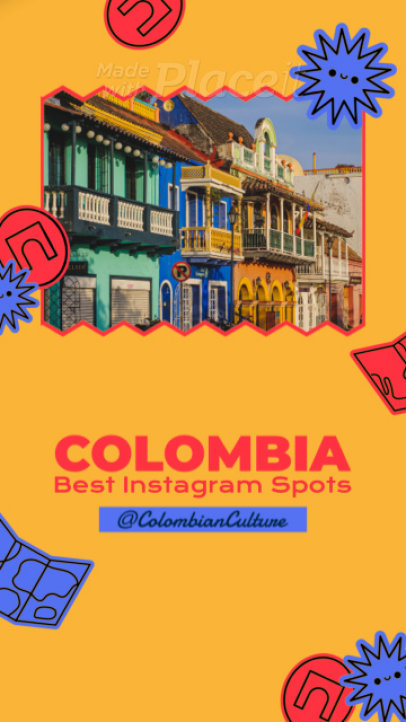 Placeit - Travel Instagram Story Video Creator Featuring Best Colombia ...