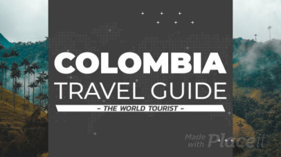 Placeit - Intro Video Template for a Colombia's Travel Guide Vlog