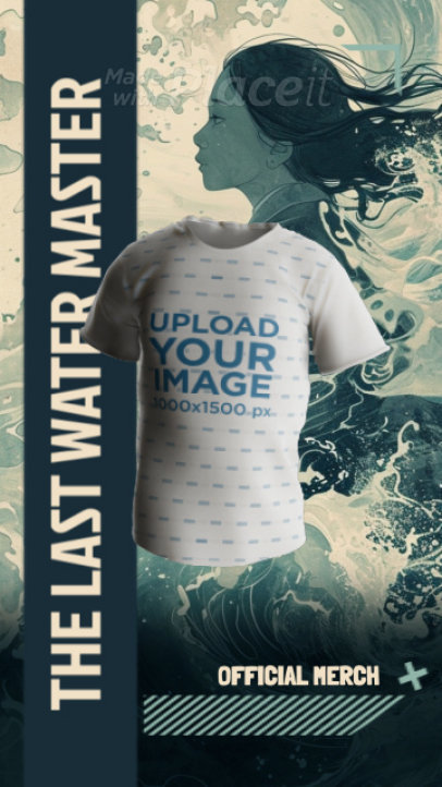 Placeit - Video of a Spinning 3D T-Shirt Featuring Animated Text for ...