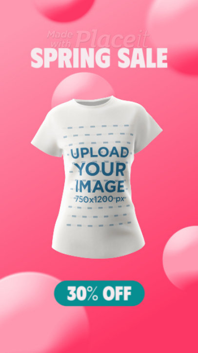 3D Mockups | 3D Merch Videos | Placeit