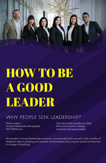 Placeit - Online Flyer Maker for a Leadership Course - Blue Theme