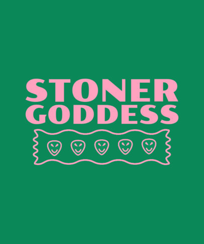 Placeit - T-Shirt Design Maker Featuring a 420-Themed Graphic for ...