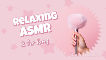 Placeit - Relaxing Intro Video Generator Featuring an ASMR Theme