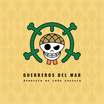 Placeit - Logo Generator Featuring a One Piece-Inspired Theme for a ...