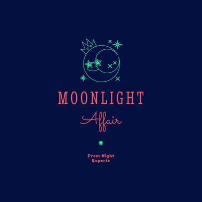 Placeit - Event Planner Logo Template for a Prom Night Party