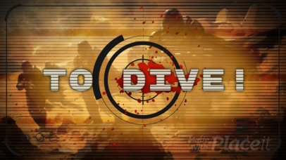 Placeit - Intro Video Maker With a Shooters Theme Inspired by Helldivers 2