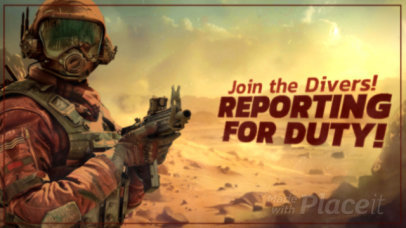 Placeit - Helldivers 2-Inspired Intro Video Template with Animated Text ...