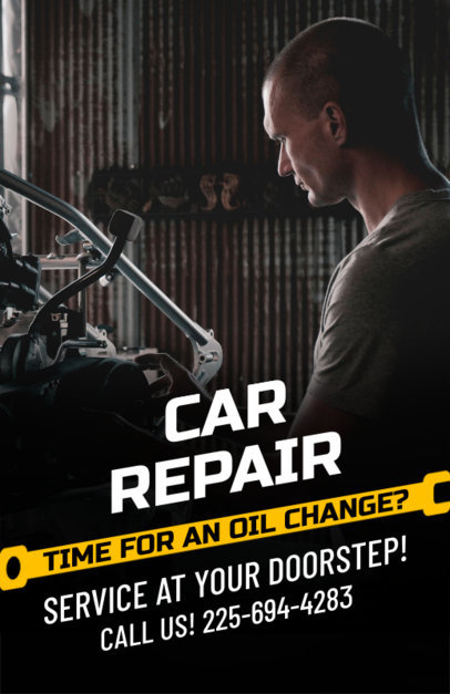 Placeit - Online Flyer Maker for a Car Repair Shop