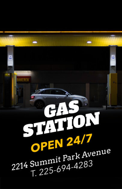 Placeit - Flyer Maker Template for a Gas Station