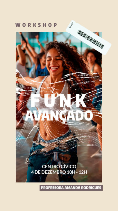 Placeit - Instagram Story Creator for an Advanced Funk Dance Lesson