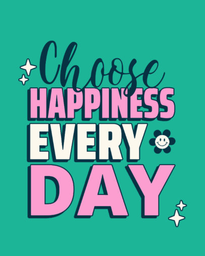 Placeit - Happiness Instagram Post Maker for a Positive Phase