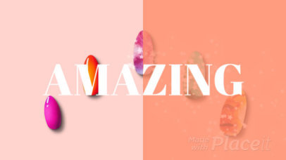 Placeit - DIY-Themed Intro Video Maker for a Nails Beauty Vlog