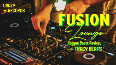 Placeit - YouTube Thumbnail Generator for a DJ's Reggae Set