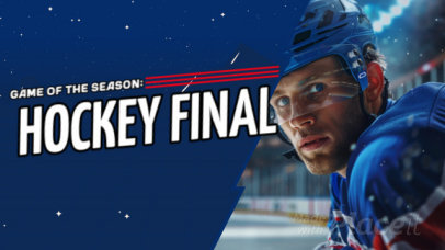 Placeit - Hockey-Themed Intro Video Maker to Promote a Final's Season Game
