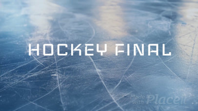 Placeit - Sports Intro Video Maker to Promote a Final Hockey Seasonal Match