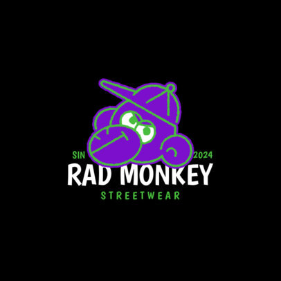 Placeit - Online Logo Maker for a Streetwear Brand with a Bizarre ...