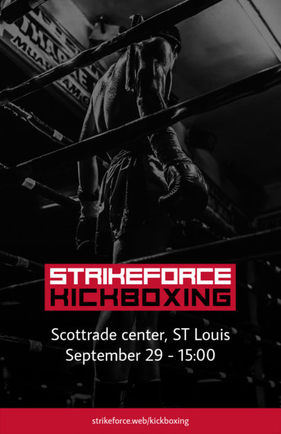 Placeit - Flyer Maker for Boxing Fights or Sport Events Promotion