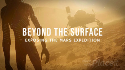 Placeit - Intro Video Template With a Mars Expedition Theme for ...