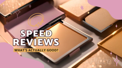 Placeit - Beauty Intro Video Template for Makeup Speed Reviews