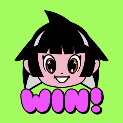 Placeit - Cool Twitch Emote Template With an Ink War Game-Inspired Theme