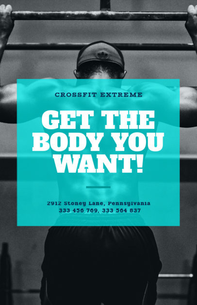 Placeit - Online Flyer Maker for a Crossfit Gym