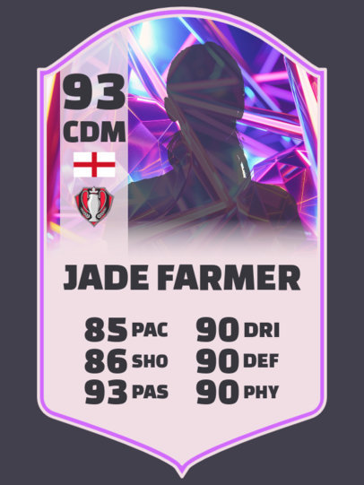 Placeit - AI-Generated Trading Card Design Creator for Soccer Enthusiasts