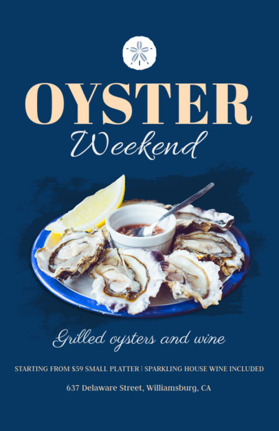 Placeit - Online Flyer Maker for Oyster Bars