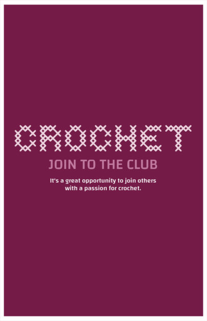 Placeit - Flyer Maker for Crochet Classes