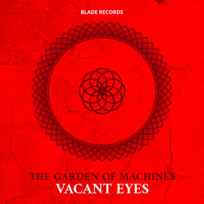 Placeit - Album Cover for Heavy Metal CD with Flower of Life