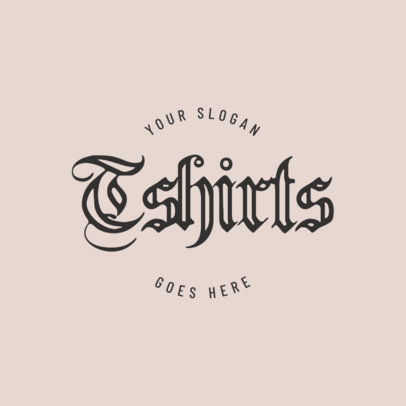 Placeit - Cool Goth Logo Template for Clothing Brand