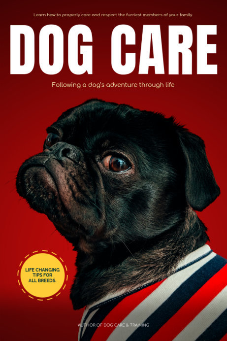 Placeit - Dog Care & Training Book Cover Maker