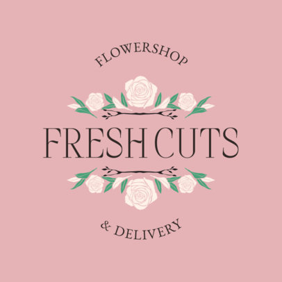 Placeit - Logo Template for Flower Delivery