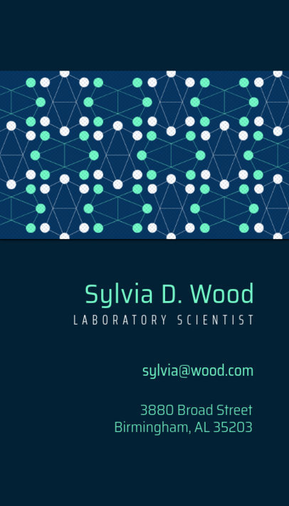 Placeit - Scientist Business Card Maker