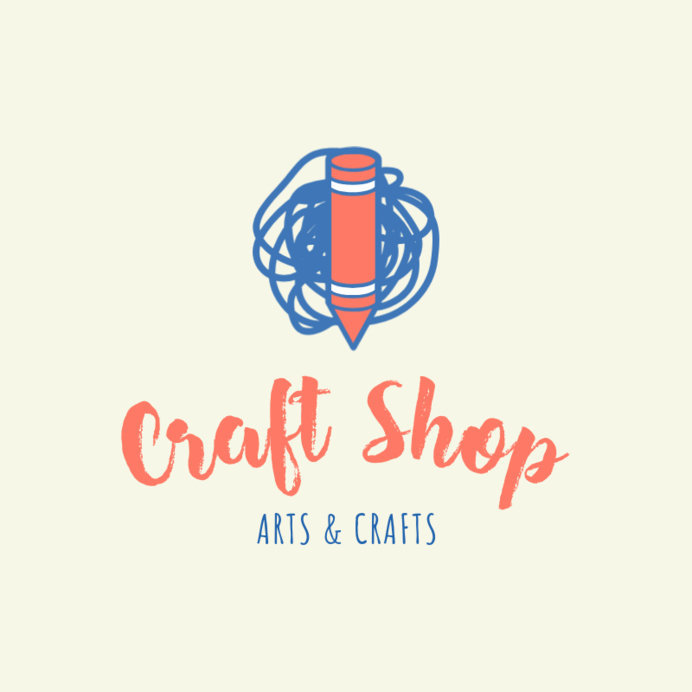 Placeit - Crafts Shop Logo Creator