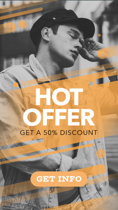 Placeit - Instagram Story Template for Discount Ads