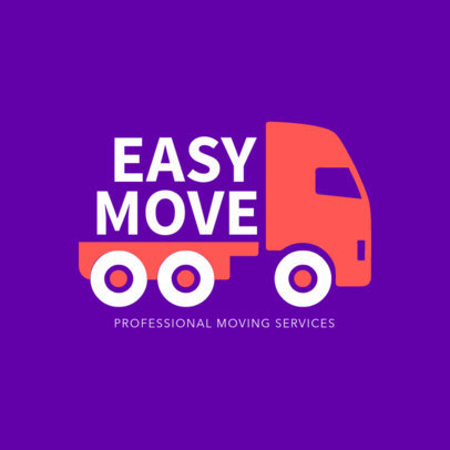 Placeit - Creative Logo Design Template for Moving Services