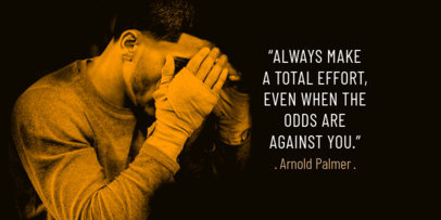 Placeit - Twitter Post Template for Boxing Quotes