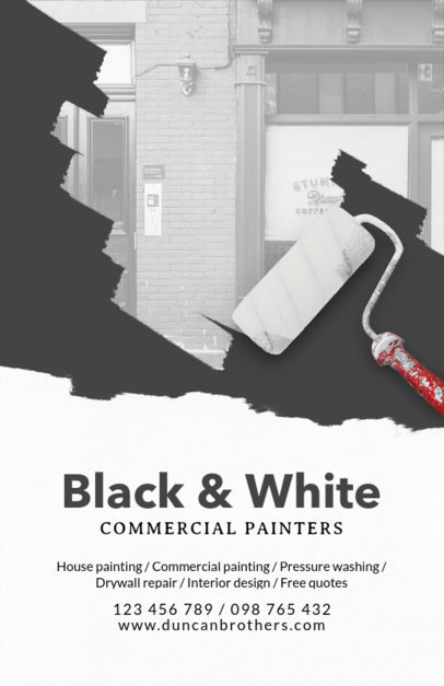 Placeit - Commercial Painters Flyer Design Template
