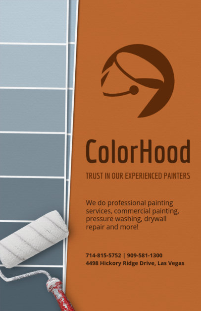Placeit - Painter Flyer Template