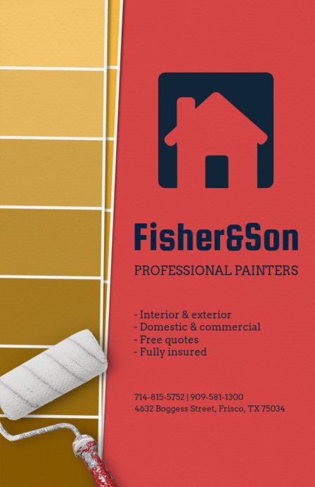 Placeit - Professional Painters Flyer Template