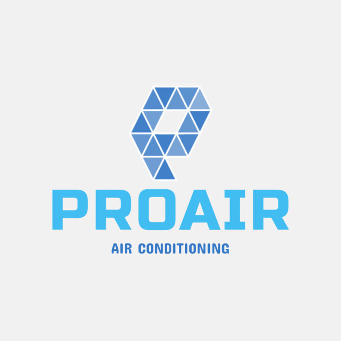 Placeit - Professional Air Conditioning Service Logo Template