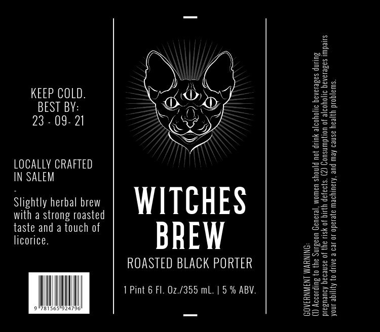 Placeit - Beer Label Maker with Dark Graphics