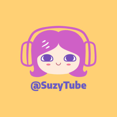 Placeit - Kawaii Anime Avatar Maker for a Twitch Channel